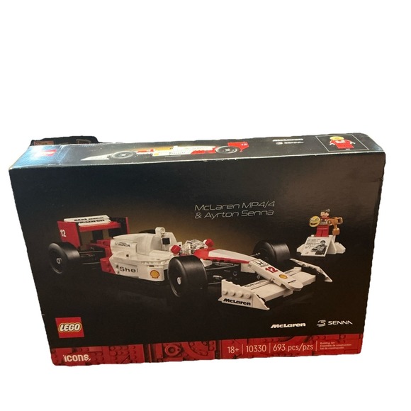 Lego | Toys | Lego Icons Mclaren Mp44 Ayrton Senna 693 Pcs 330 Damaged ...